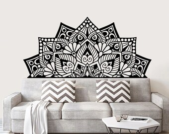 Mandala Wall Vinyl - Etsy