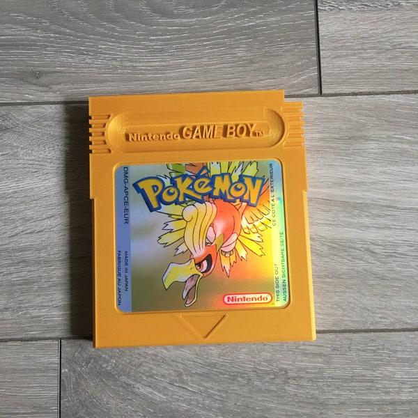 Giant Gameboy Cartridge Label - Etsy