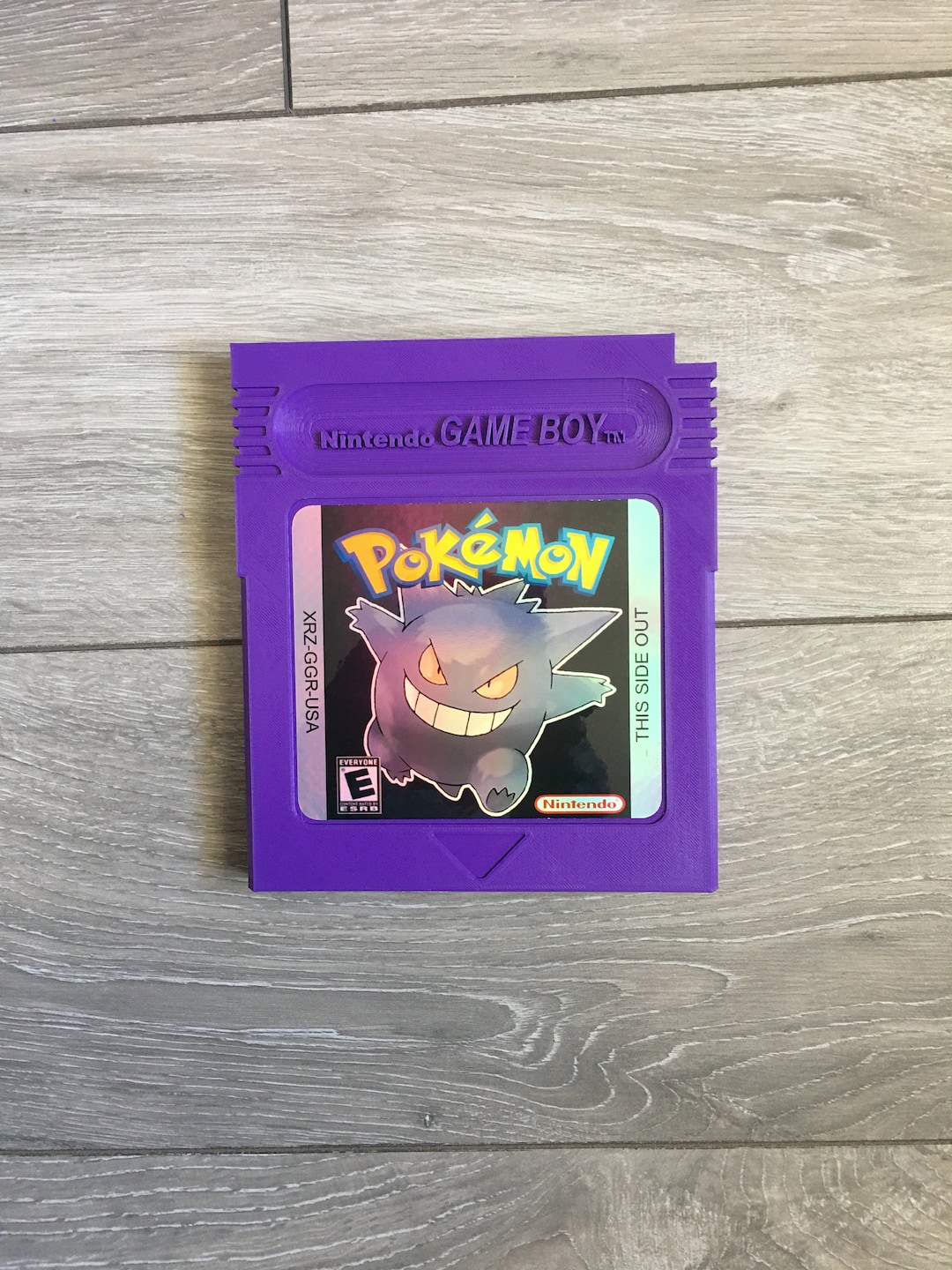 Pokemon Gengar Purple Gameboy Cartridge,giant Size, Great Gift Idea for ...