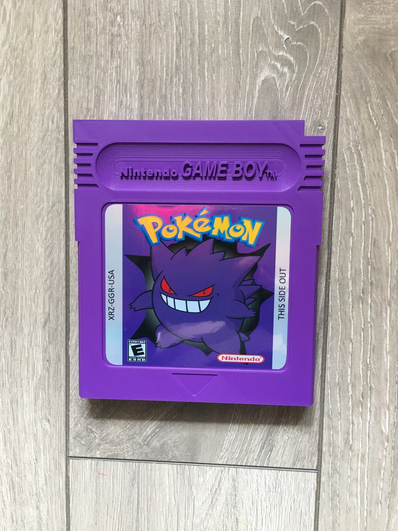 Pokemon Gengar Giant Size Nintendo Gameboy Purple Cartridge - Etsy