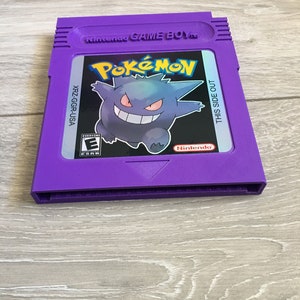 Pokemon Gengar Purple Gameboy Cartridge,giant Size, Great Gift Idea for ...