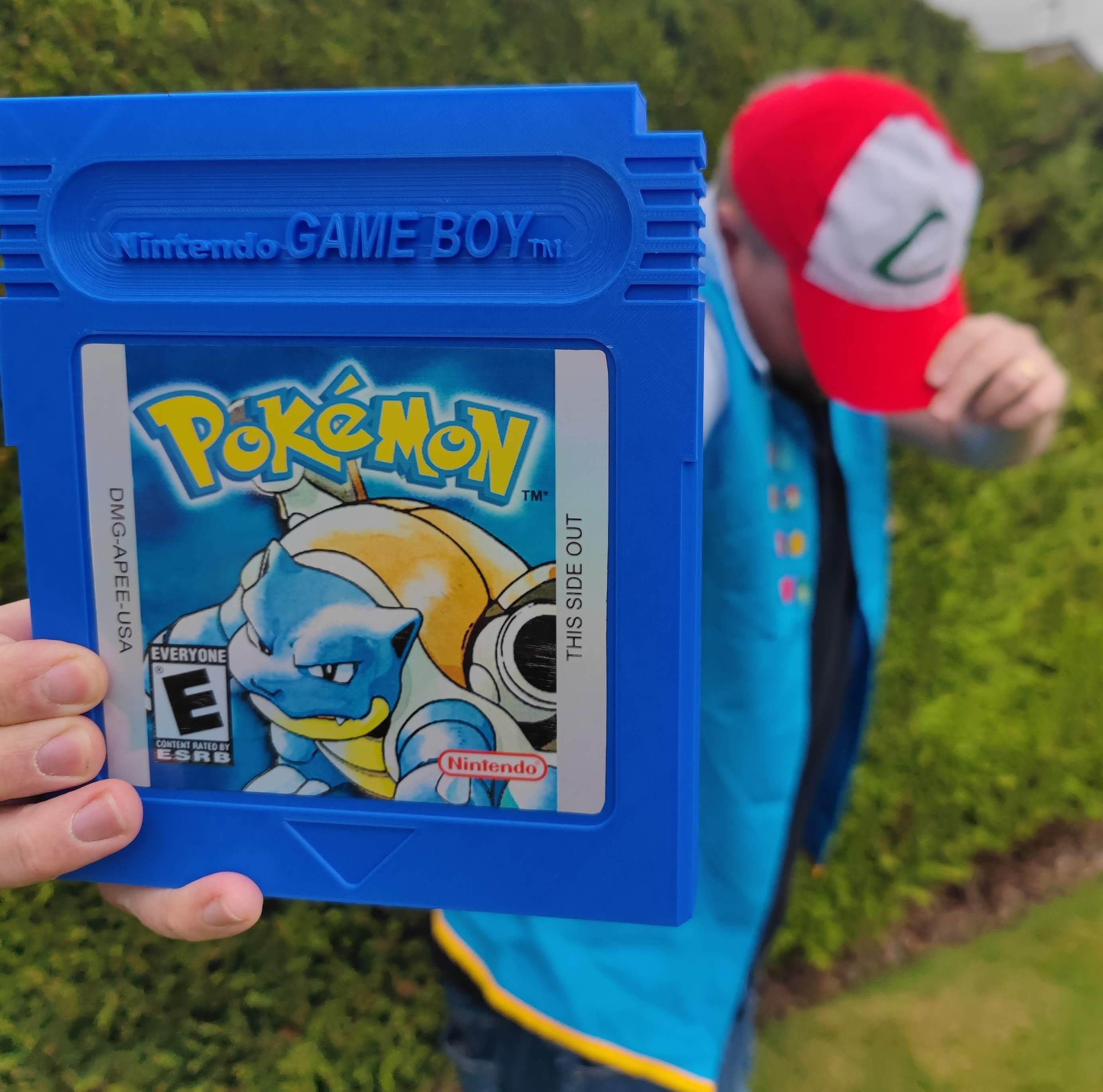 Pokemon Blue Giant Size Nintendo Gameboy Cartridge, Great Gift Idea for ...