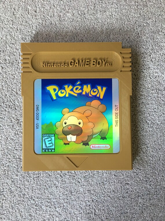 Pokemon Bidoof Giant Size Gameboy Cartridge Great Gift Idea - Etsy