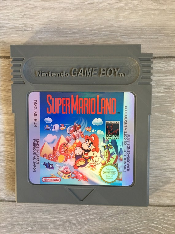 Giant Size Nintendo Gameboy Super Mario Land Cartridge Great Gift Idea for Gaming Room Wall Decor display. Etsy