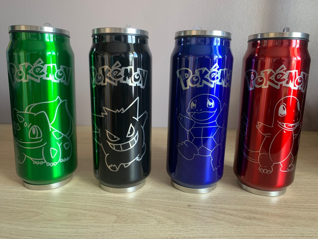 Pokemon Stainless Steel Vacuum Sealed Drink Can/bottle/flask - Etsy