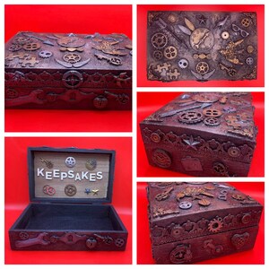 STEAMPUNK KEEPSAKE BOX - Etsy