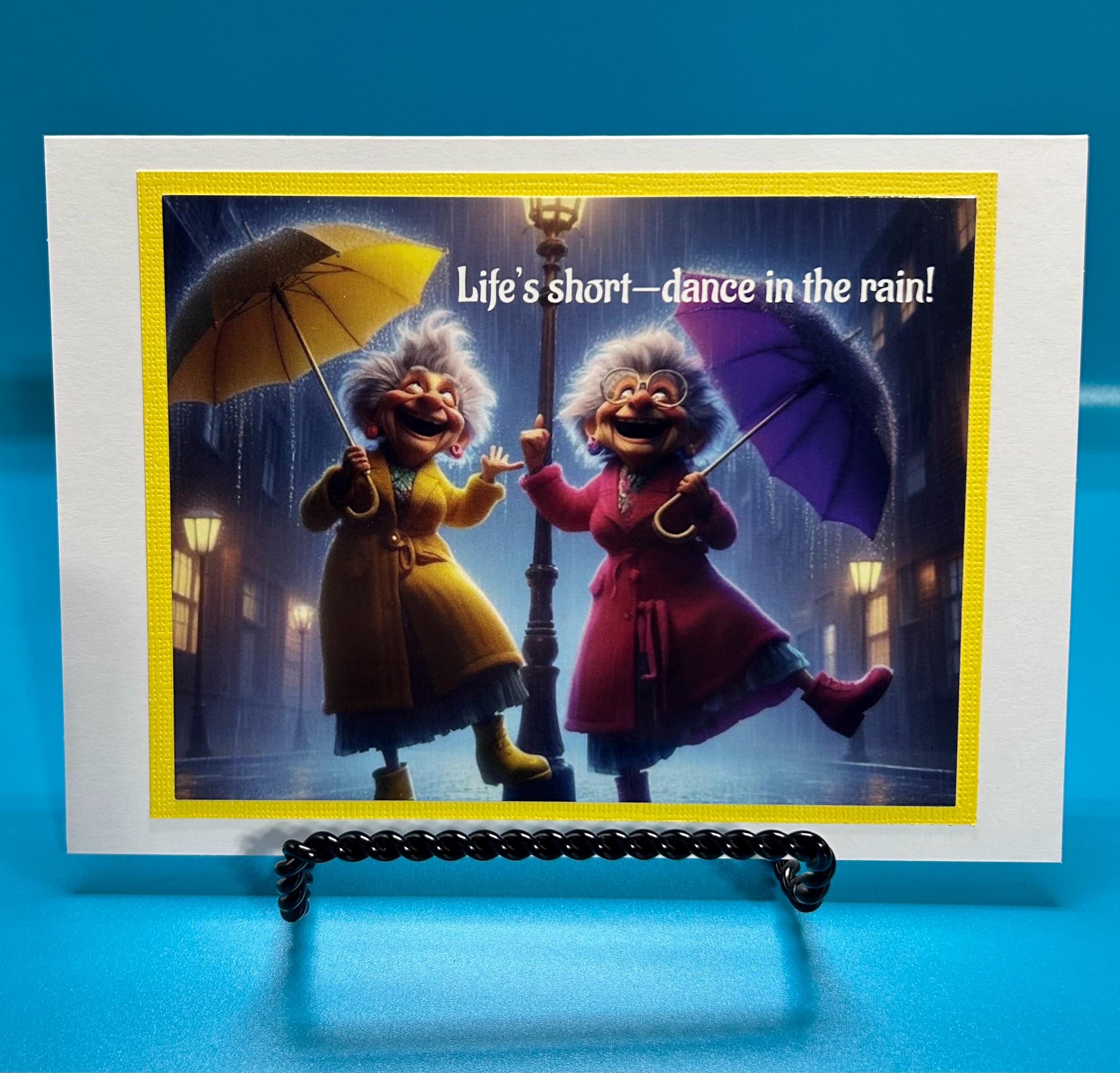 Old Lady Friendship Cards (set of 4) - Etsy