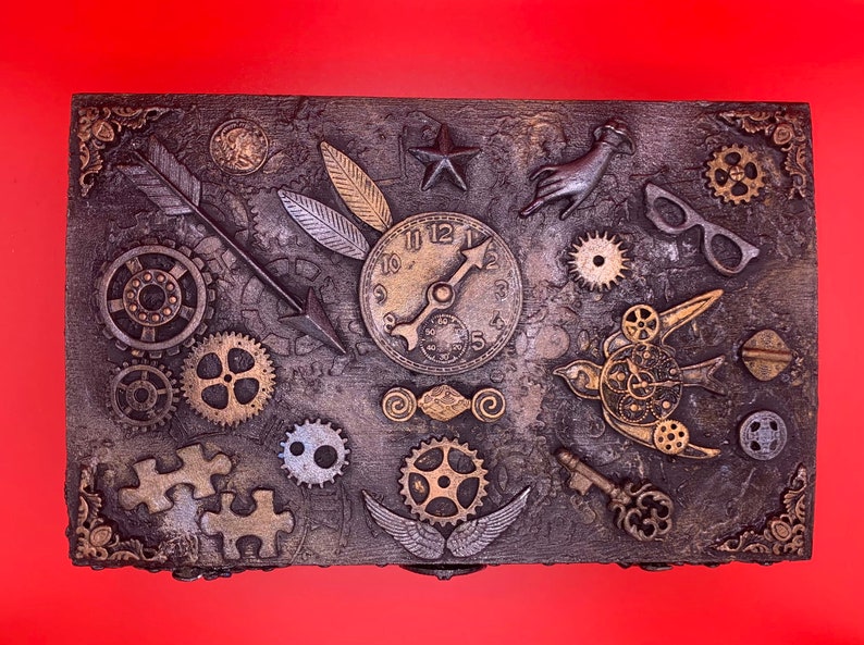 STEAMPUNK KEEPSAKE BOX - Etsy
