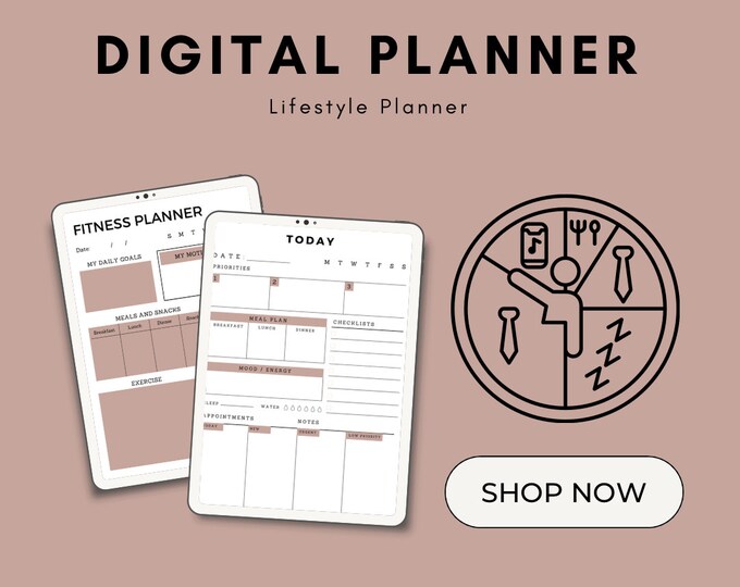 Digital Planner 2023 2024 Digital Planner Undated Digital Planner ...