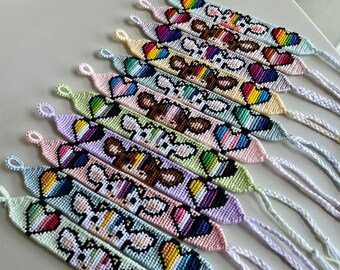 Pride Flag Friendship Bracelets - Etsy