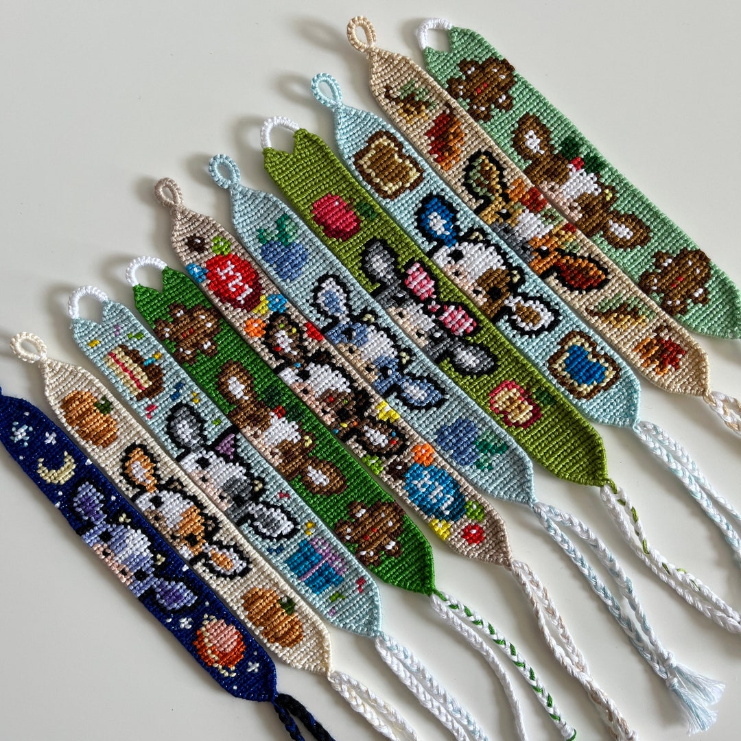 Cow Friendship Bracelets, Highland Cow, Handmade Jewelry, Handmade Gift ...