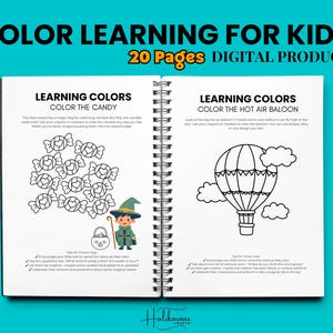 Color Learning Activity: Montessori Color Matching Game (PDF) - Etsy