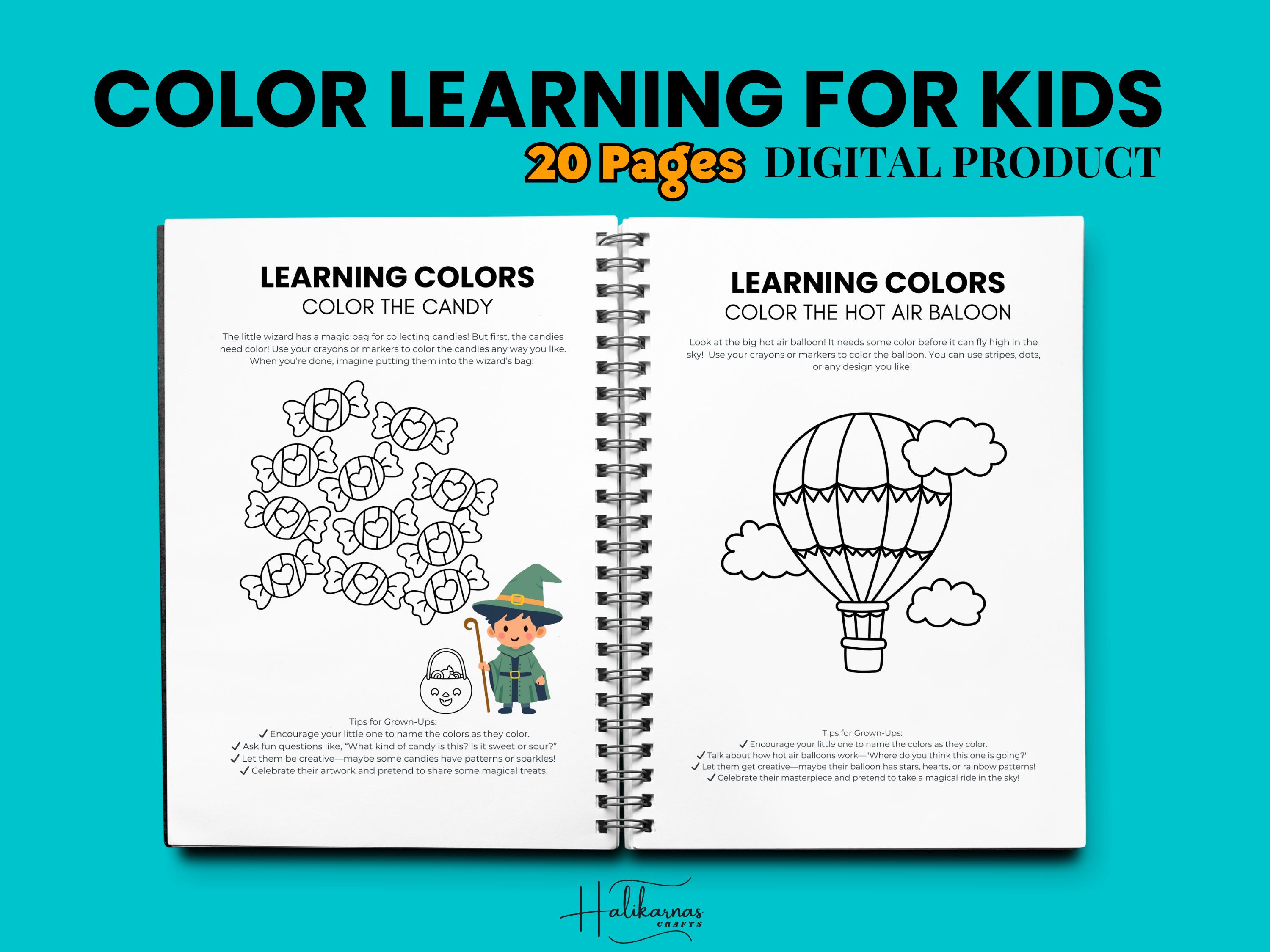 Color Learning Activity: Montessori Color Matching Game (PDF) - Etsy