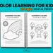 Color Learning Activity: Montessori Color Matching Game (PDF) - Etsy