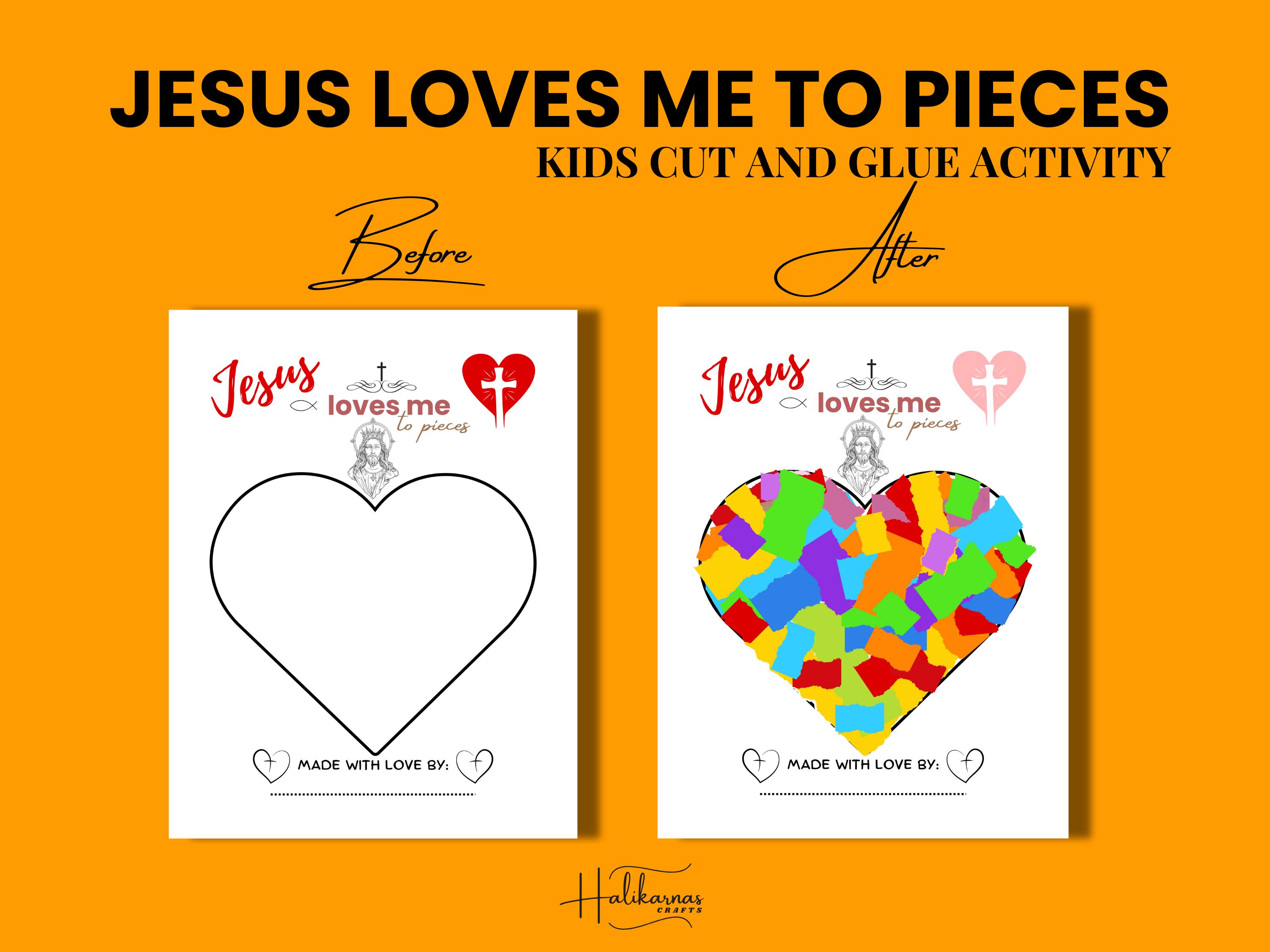 Jesus Loves Me Printable Preschool, Miracles Lessons, Bible Crafts ...