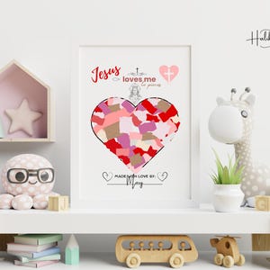 Jesus Loves Me Printable Preschool, Miracles Lessons, Bible Crafts ...