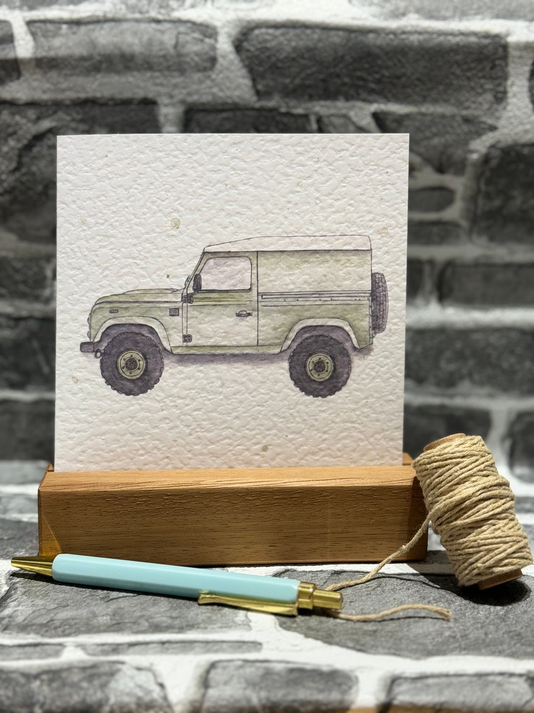 Defender Greetings Card Land Rover Card for Him - Etsy