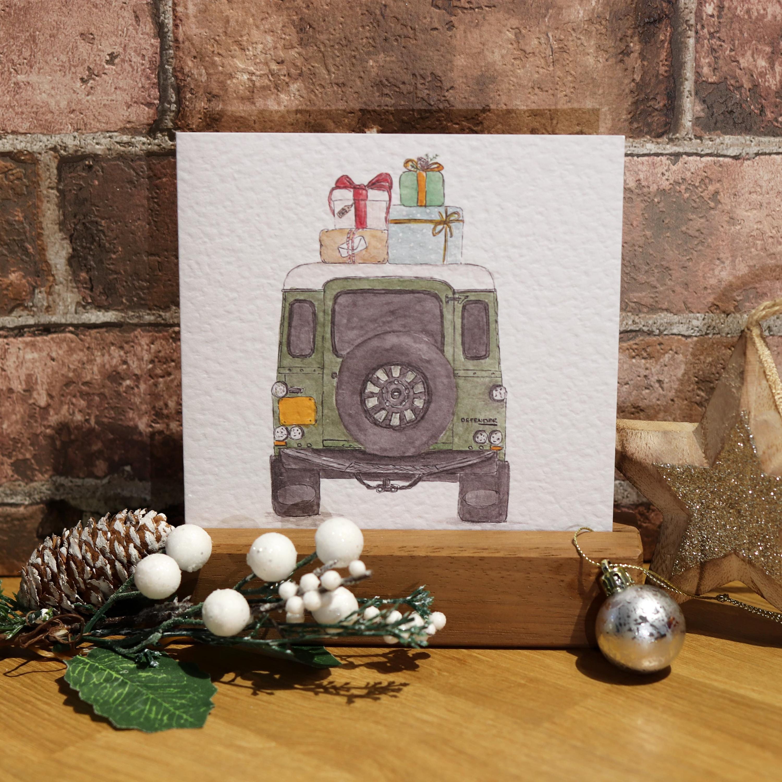 Defender Christmas Card Countryside Land Rover - Etsy