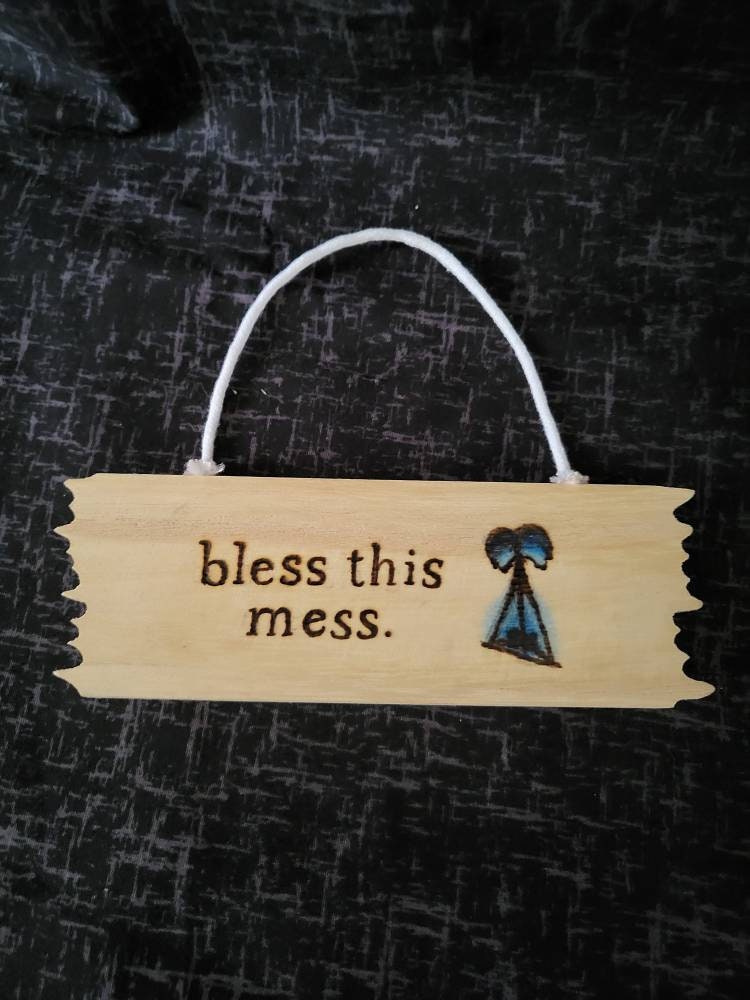 DEAD BY DAYLIGHT Bless This Mess Small Sign dbd, Funny, Boon, Totem ...