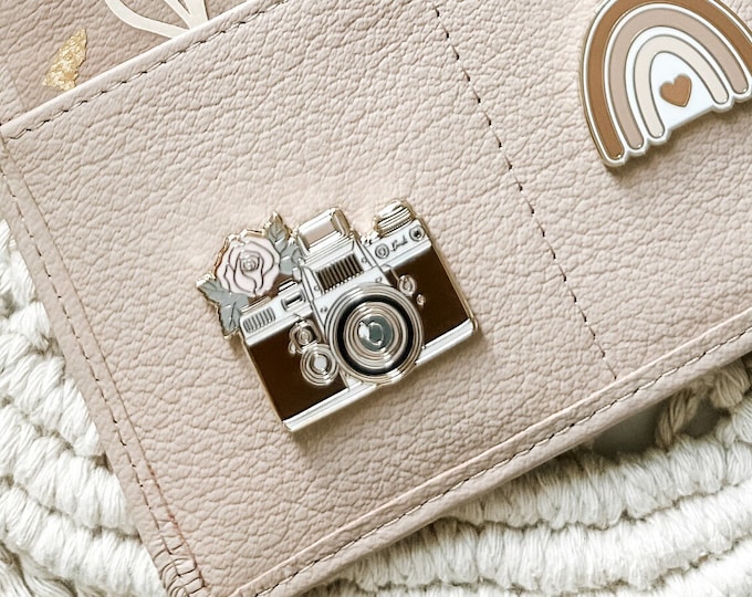 Camera Enamel Magnet | Planner Magnet | Photo Camera Planner Magnet - Etsy