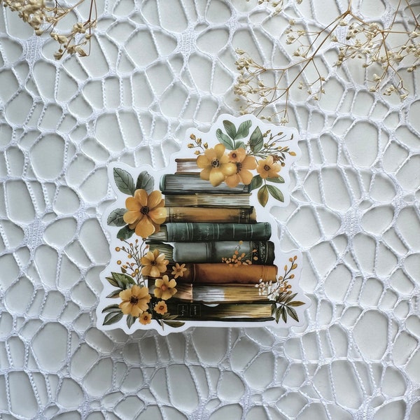 Stack of Books Stamp - Etsy