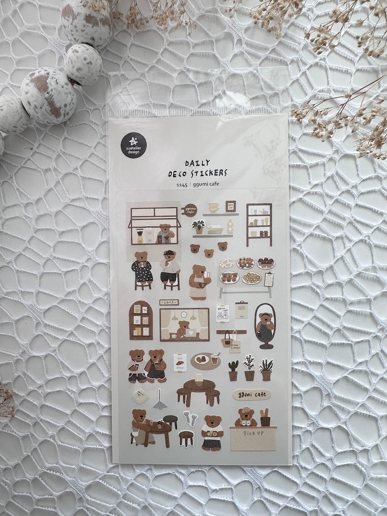 Daily Deco Stickers Sickers for Journals, Scrapbook, Junk Journals ...