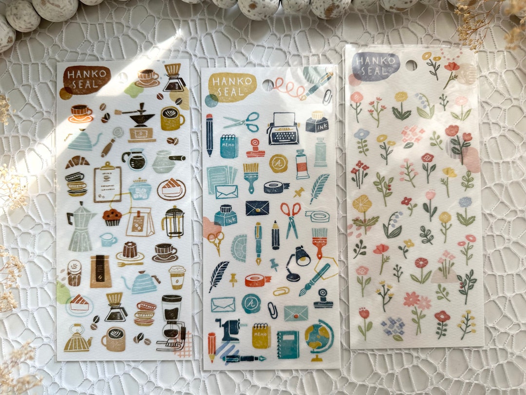 Mind Wave Sticker Hanko for Journals, Scrapbook, Junk Journals ...