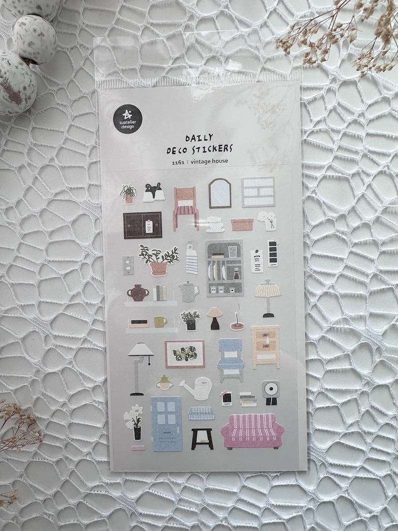 Daily Deco Stickers Sickers for Journals, Scrapbook, Junk Journals ...