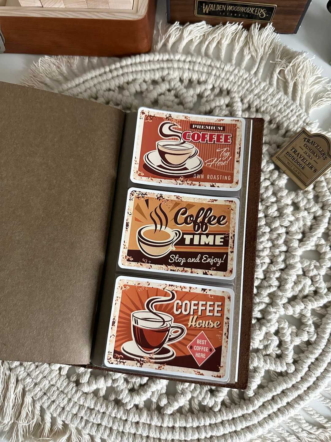 Vintage Coffee Die Cut Stickers | Coffee Lovers| White Matte Sticker ...