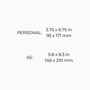 A5 | Personal Size Fall Collage PRINTED Planner Dashboard | High ...