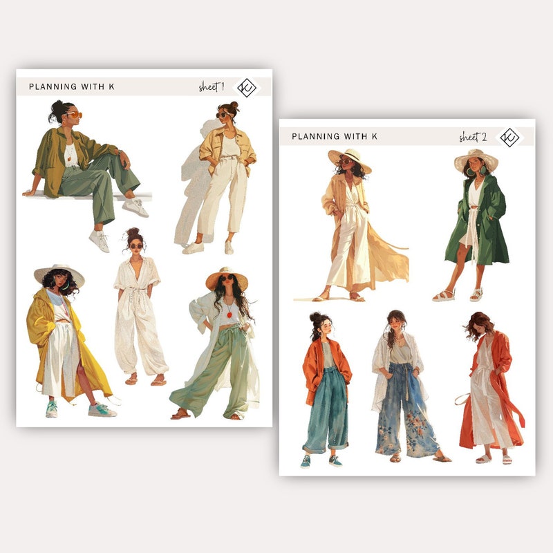 Fashion Stickers - Etsy