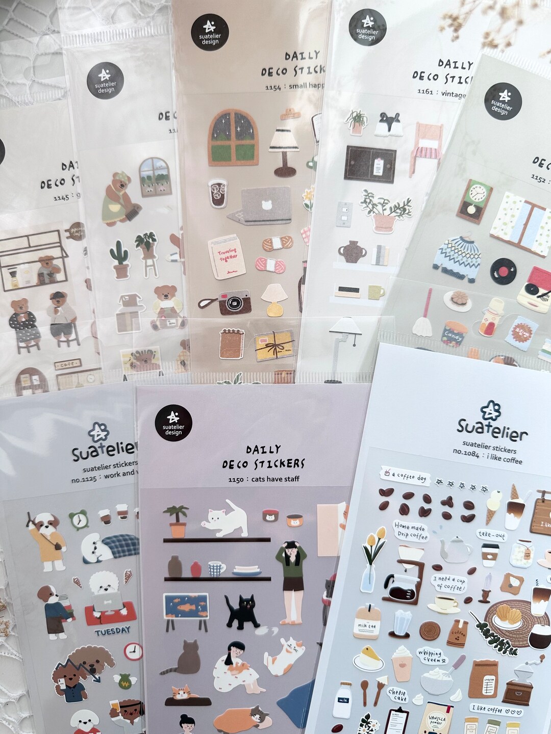 Daily Deco Stickers Sickers for Journals, Scrapbook, Junk Journals ...