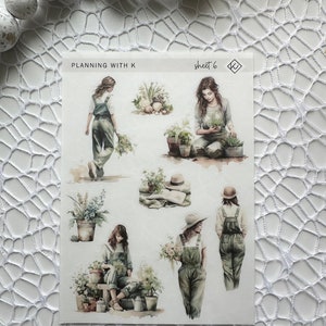 Gardening Stickers for Planners, Journals | Love to Garden Stickers ...