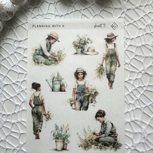 Gardening Stickers for Planners, Journals | Love to Garden Stickers ...