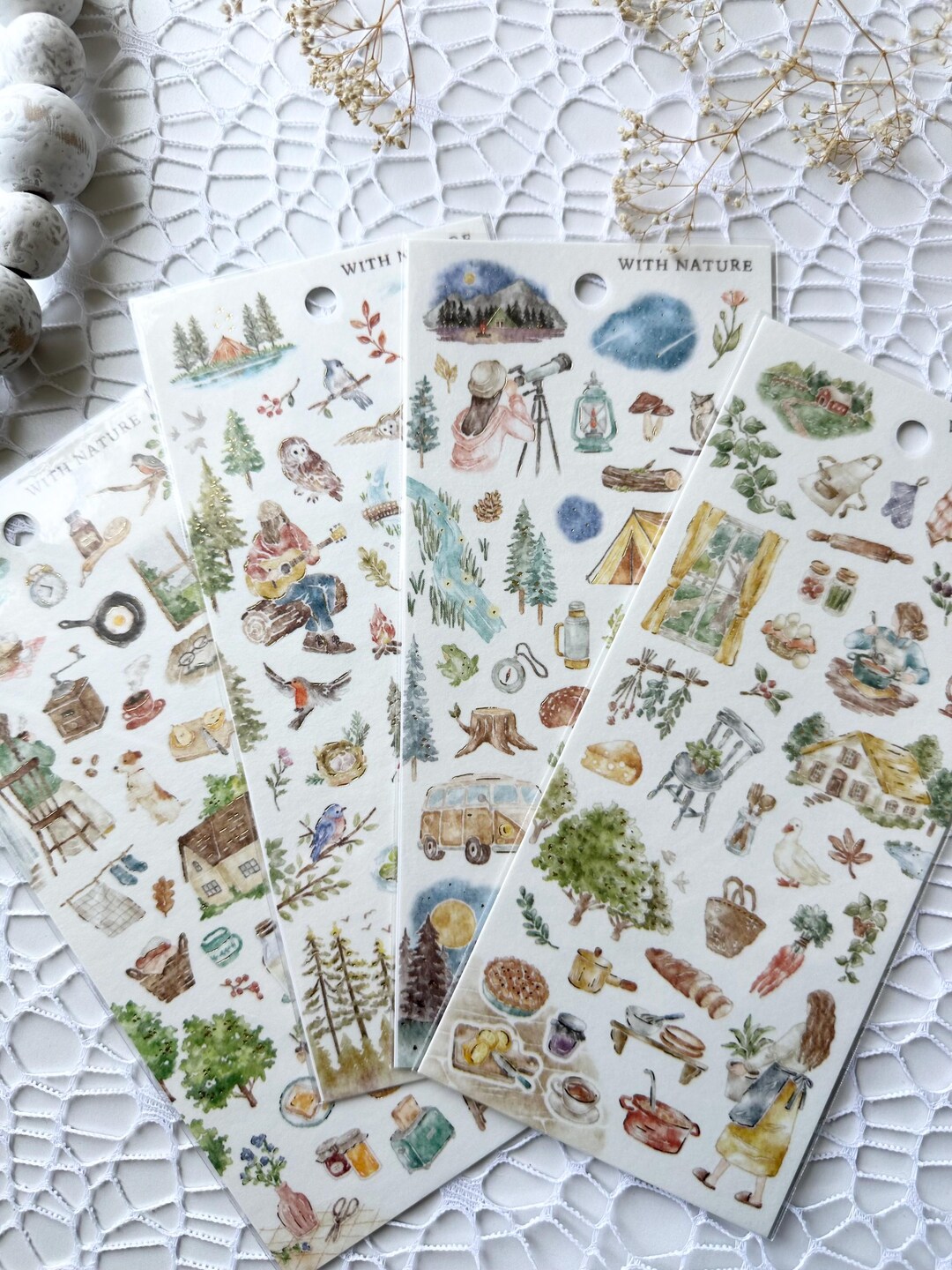 Mind Wave, With Nature Stickers, Bird Watching, - Etsy