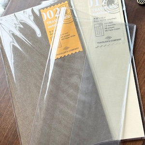 Clear Cover ONLY | Made to Fit the Traveler’s Company Booklets - Etsy
