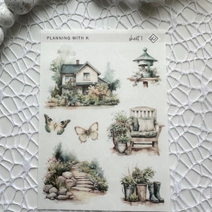 Gardening Stickers for Planners, Journals | Love to Garden Stickers ...