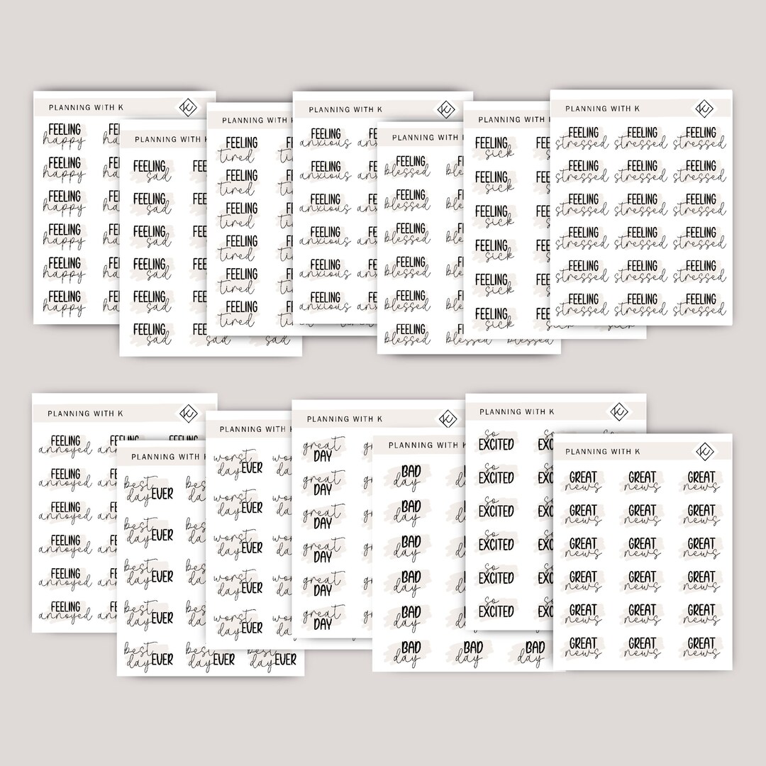 Feelings, Great Day, so Excited, Feeling Happy, Blessed | Duo Font ...