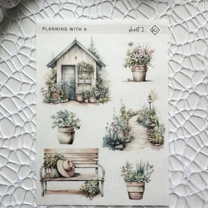 Gardening Stickers for Planners, Journals | Love to Garden Stickers ...