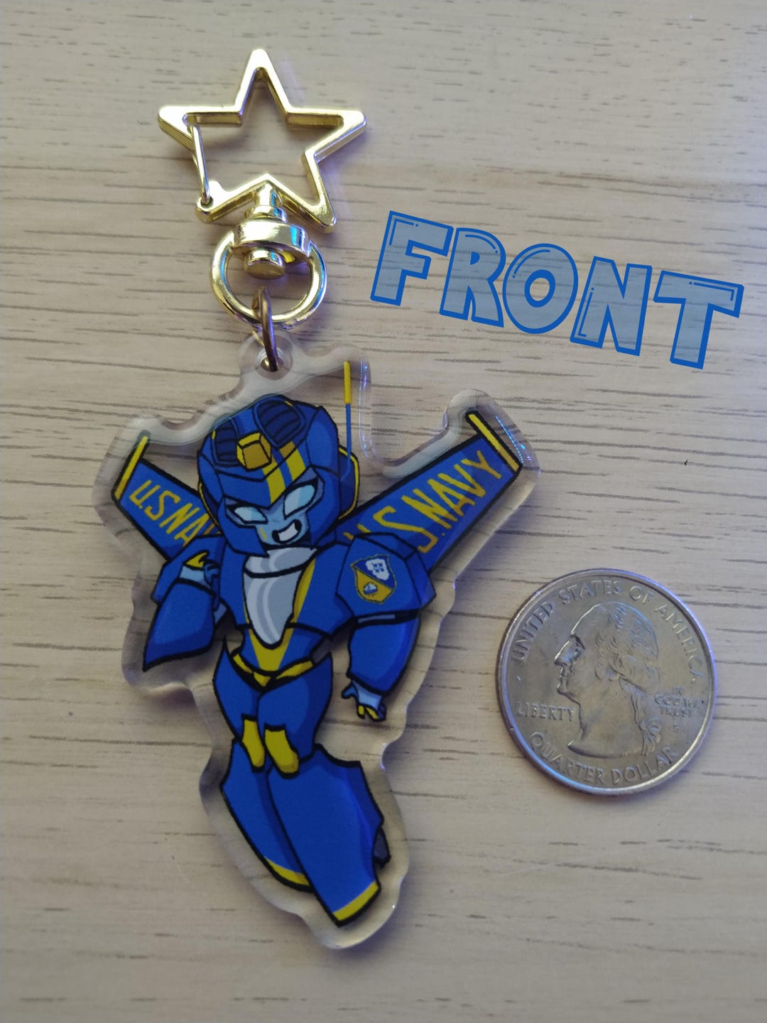 Blue Angels Transformers Keychain - Etsy