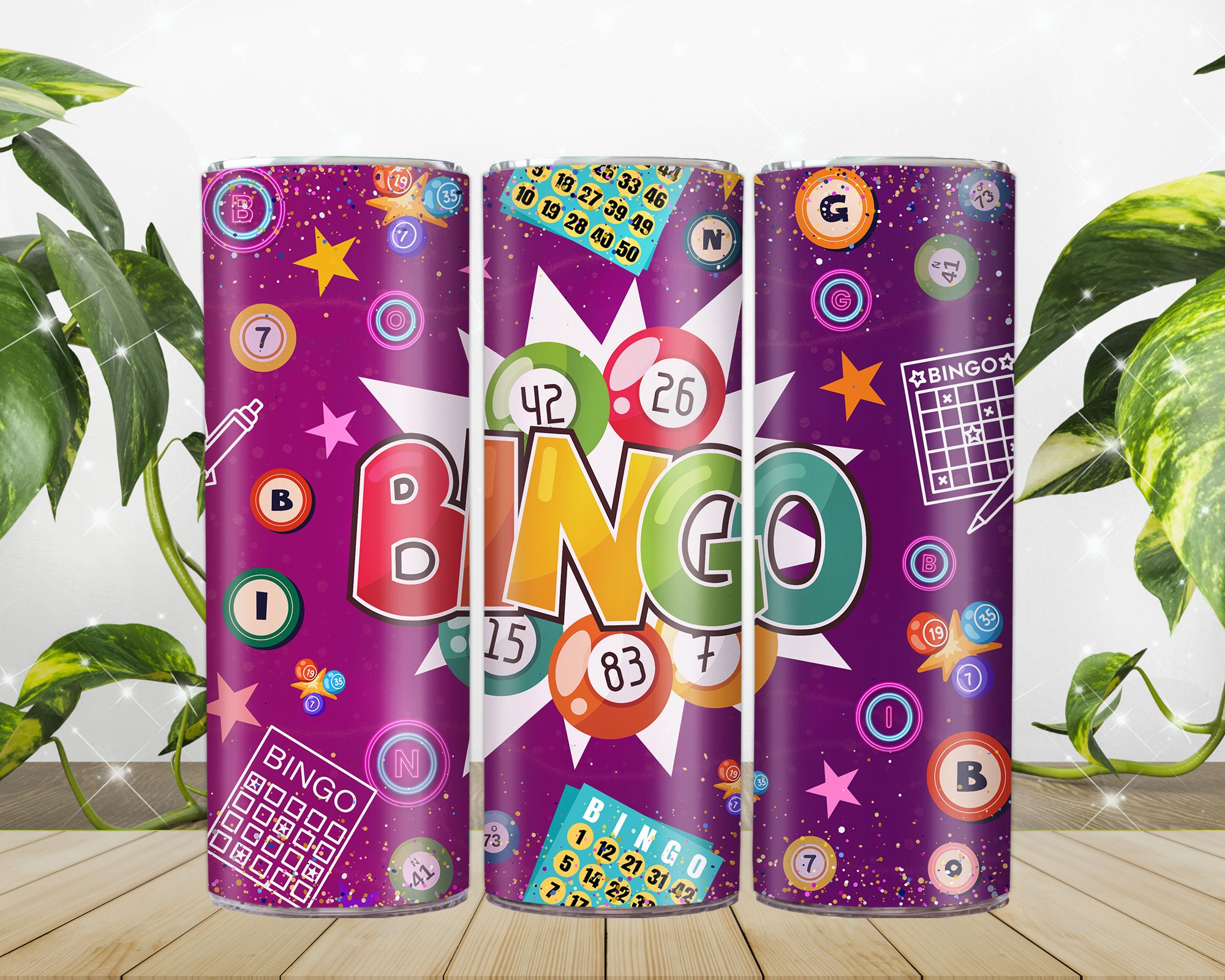 Bingo Tumbler Wrap, Tumbler Wrap, Sublimation Tumbler, Tumbler Wrap Png ...