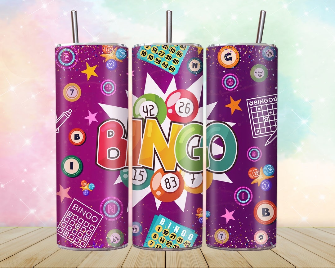 Bingo Tumbler Wrap, Tumbler Wrap, Sublimation Tumbler, Tumbler Wrap Png ...