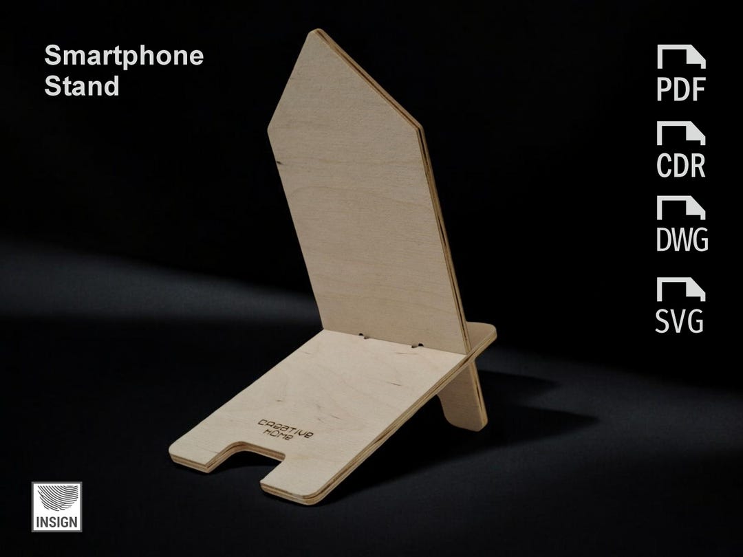 Minimalist Smartphone Stand Design / Modern Smartphone Holder Plan ...