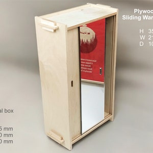 Sliding Wardrobe Gift Box Design for CNC Cutting - Etsy