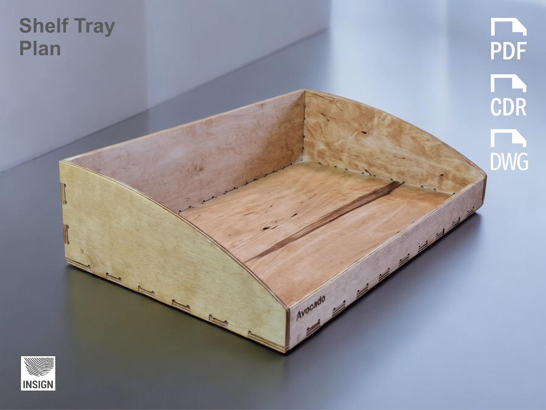 Shelf Tray Cnc Vector Plan Instant Download - Etsy