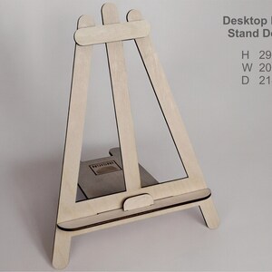 Desktop Easel Stand Design for Laser Cutting - Etsy Canada