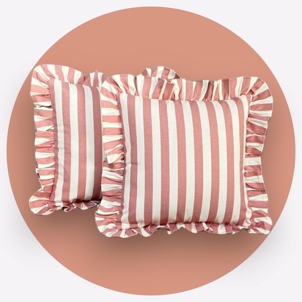 Ruffle Pillow - Etsy