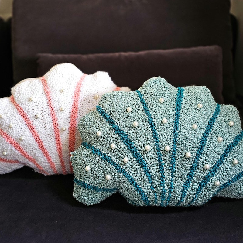 Seashell Pillow - Etsy