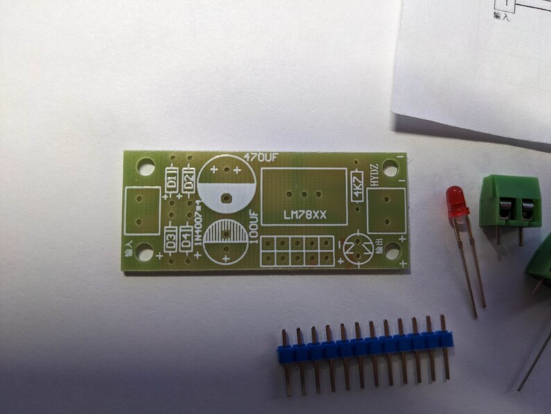 AC/DC Three Terminal Voltage Regulator Power Supply LM78XX Your Choice ...