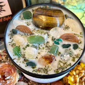 Prosperity-abundance-natural Soy Wax Pure Essential Oils Crystal ...